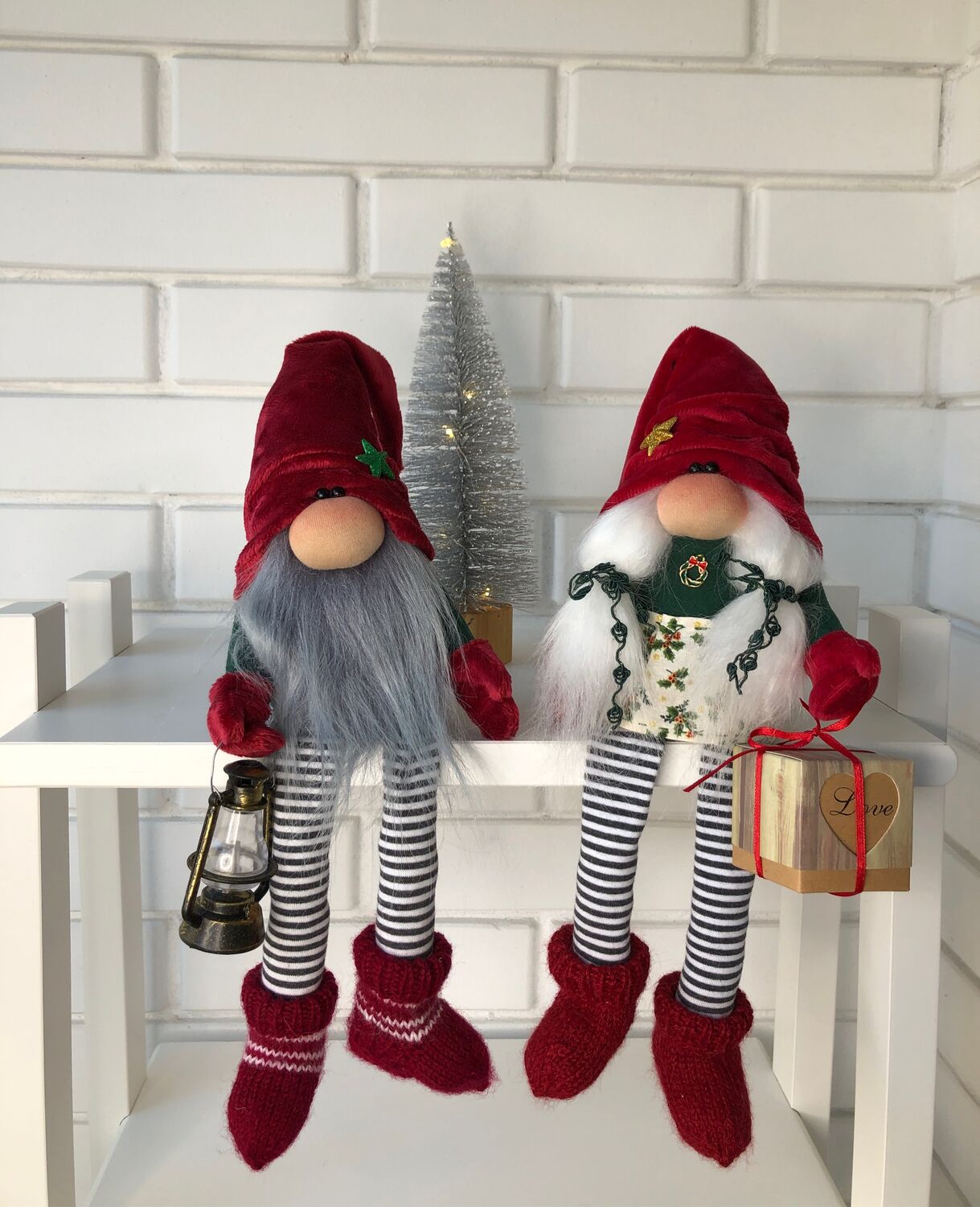 Гном интерьерный новогодний в интернет-магазине на Ярмарке Мастеров ...