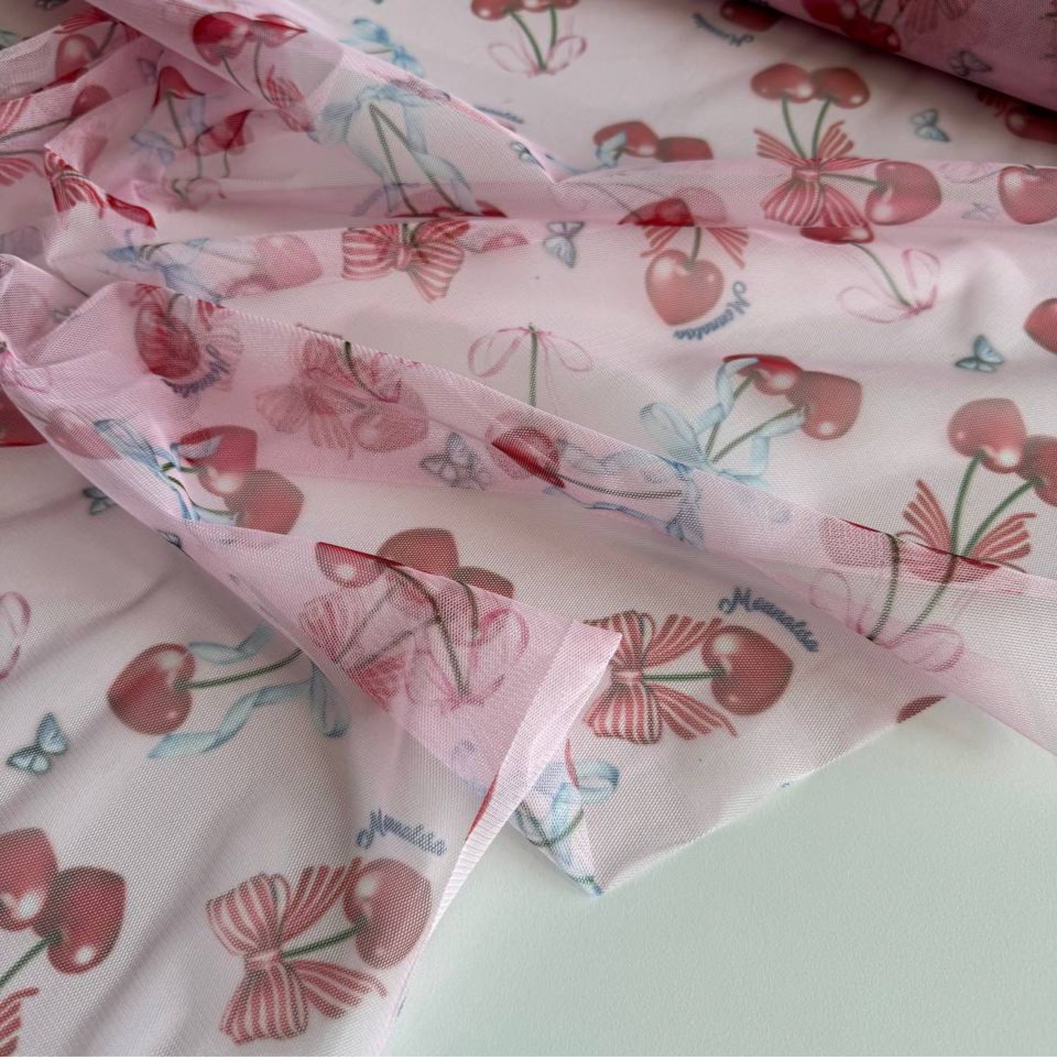 Сетка (фатин) с принтом Monnalisa купить в интернет-магазине Ярмарка ...