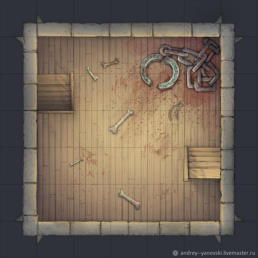 Карты для ДнД Dnd настольных рпг Battlemaps Башня мага 1 в интернет
