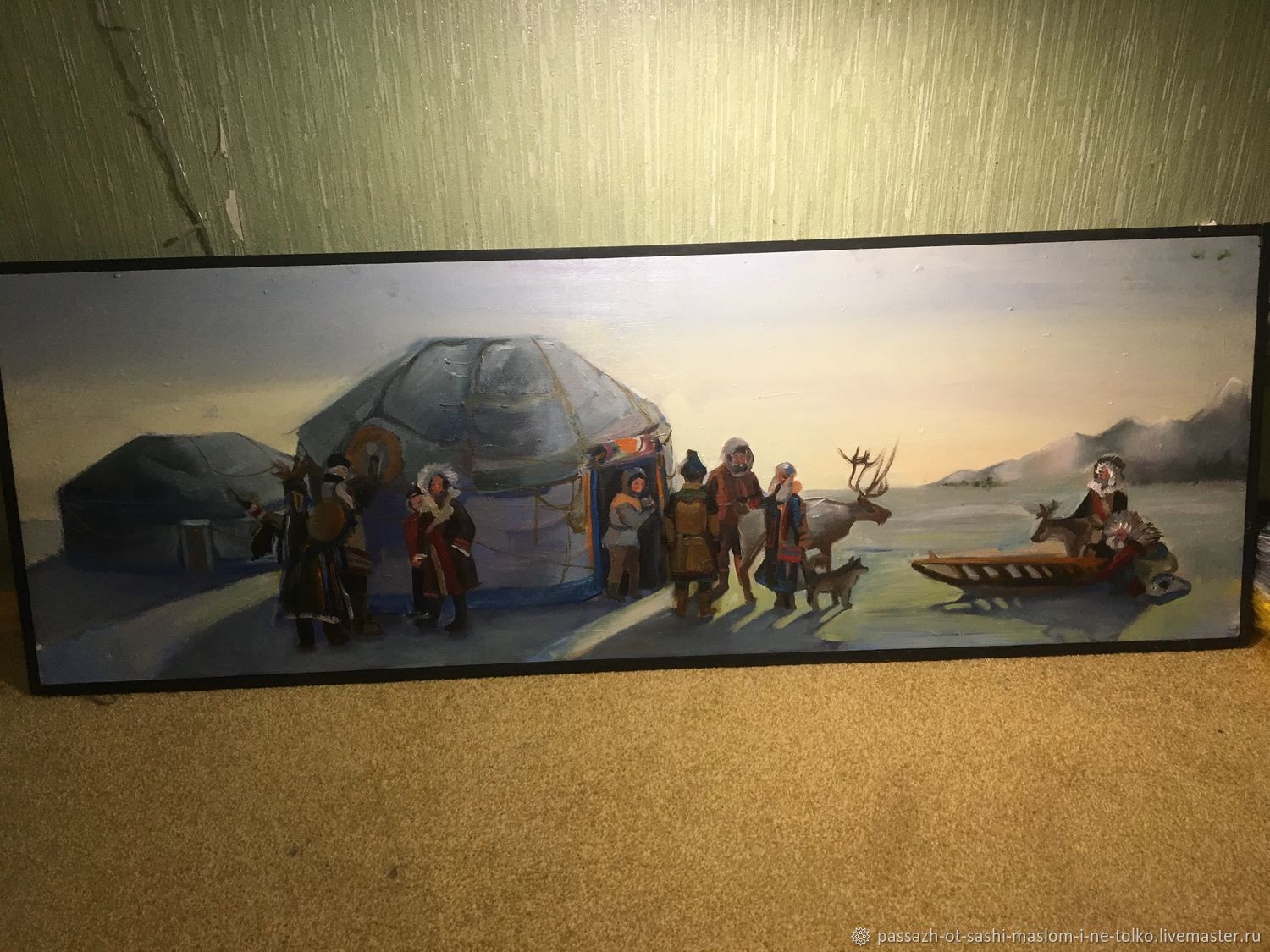 Картины: якуты, Север, романтика в интернет-магазине Ярмарка Мастеров ...