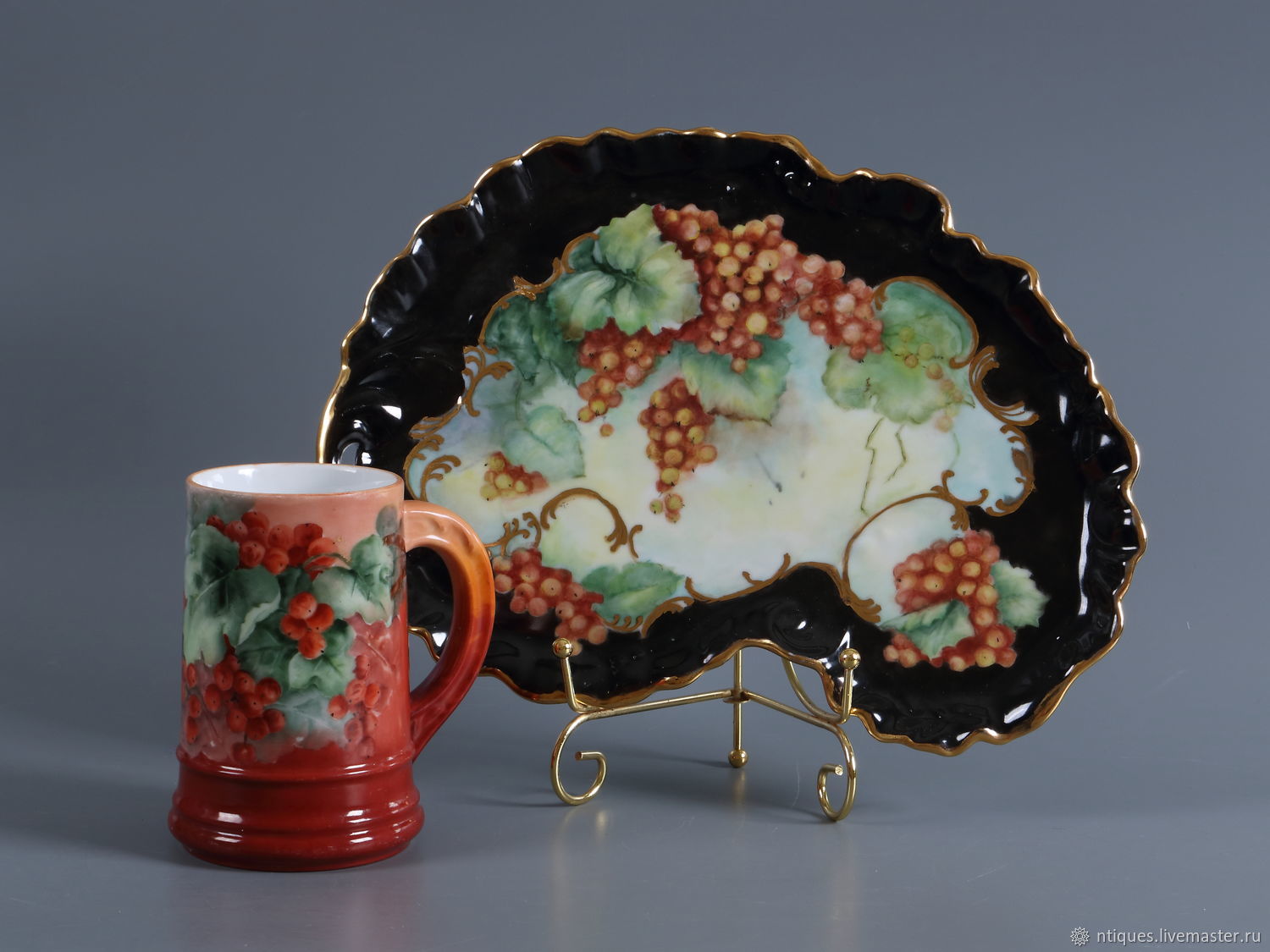 Винтаж Старинная кружка Limoges Франция в интернет магазине Ярмарка Мастеров по цене 15000