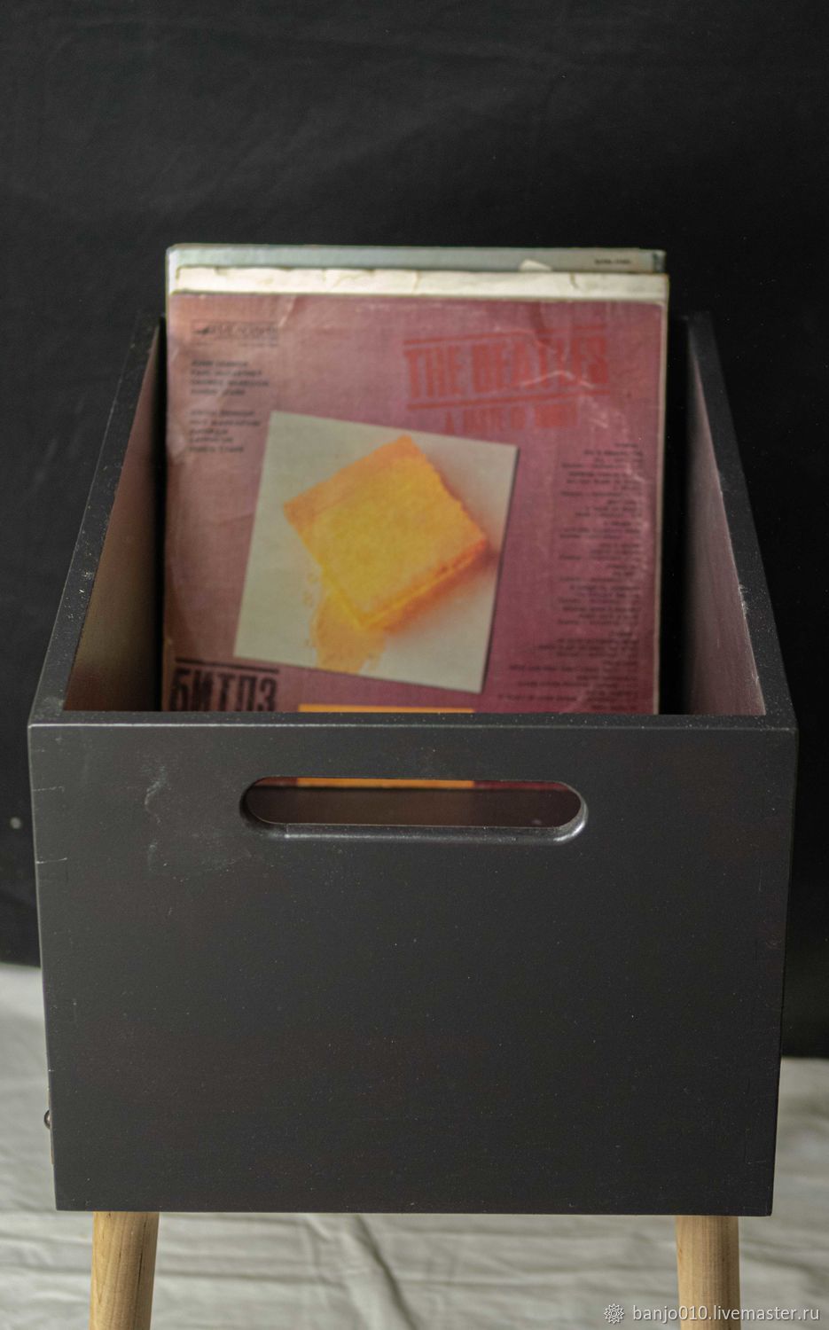 Ящик для пластинок Record Box 33 Оборота на ножках в интернет-магазине ...