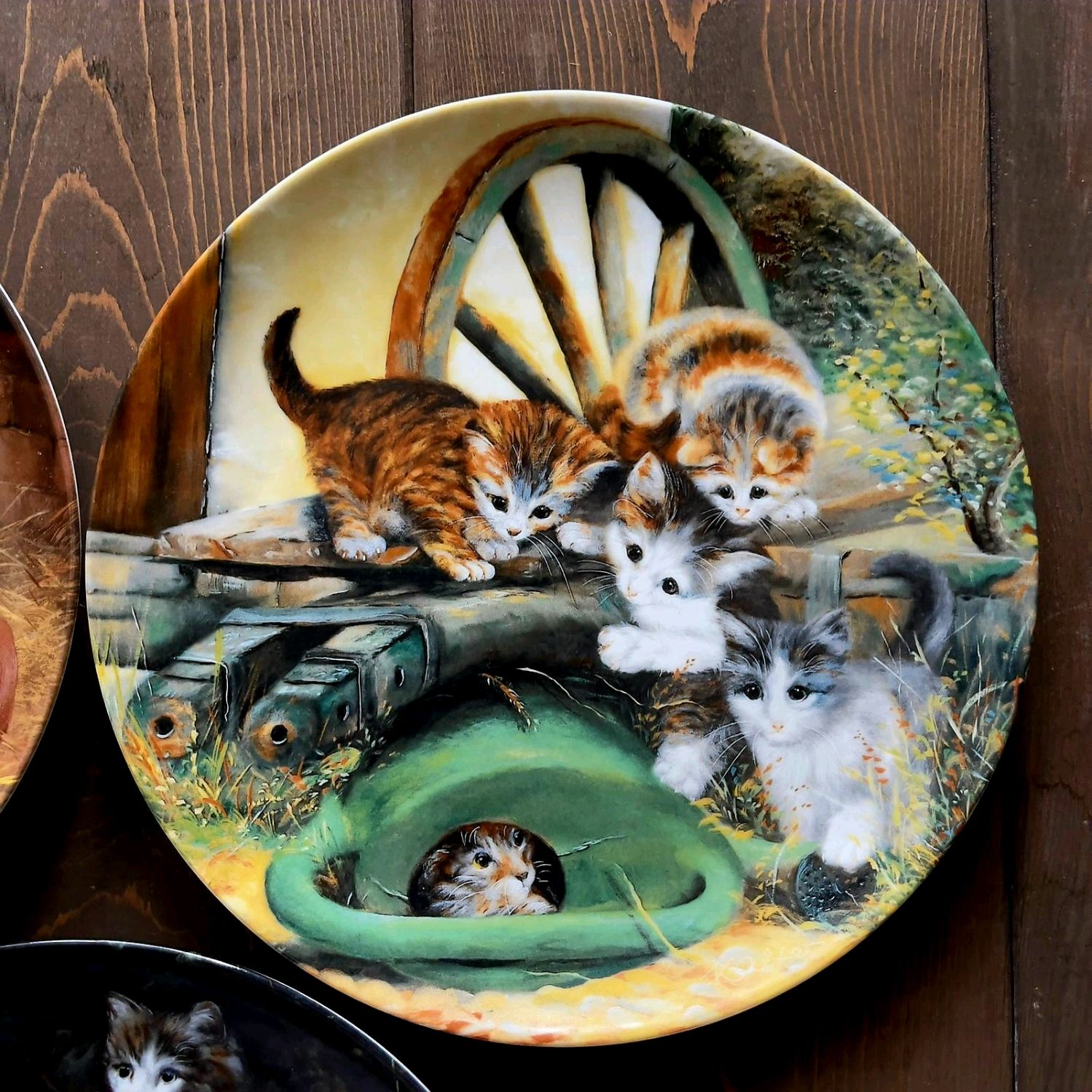Винтаж: Тарелки с котятами. Seltmann Porzellan / Weiden. 20 см купить в интернет-магазине ...