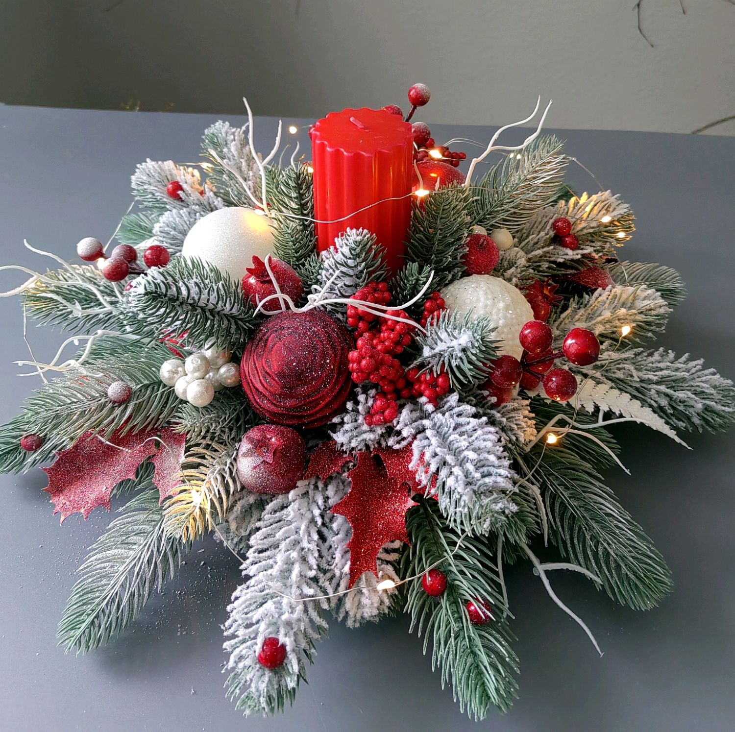 Новогодний венок купить в интернет-магазине Ярмарка Мастеров по цене ...