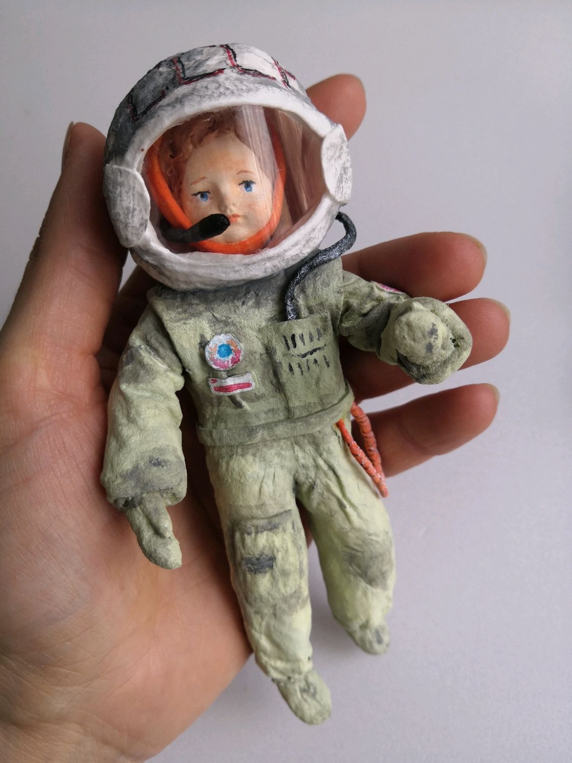 Ватная игрушка "Космонавт" в интернет-магазине на Ярмарке Мастеров ...