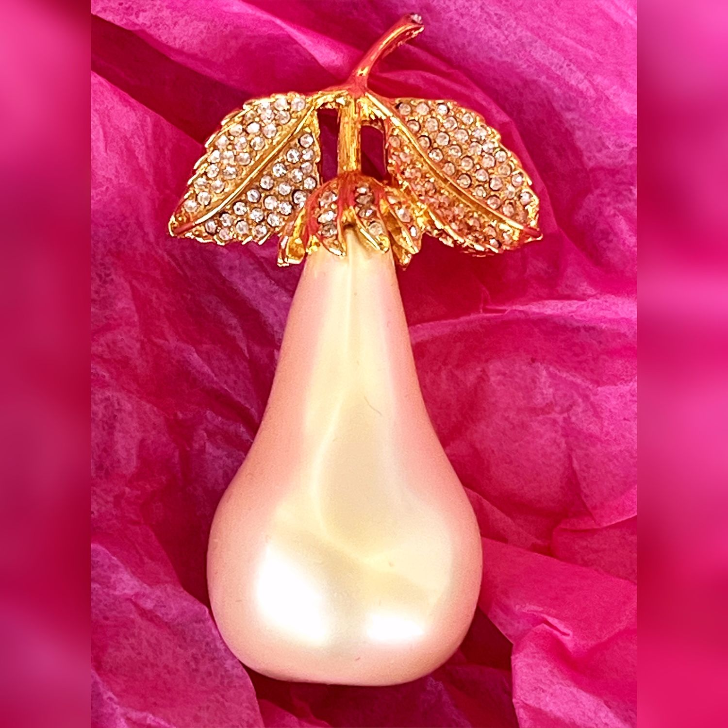 Винтаж: Брошь груша от Kenneth Kay Lane купить в интернет-магазине ...