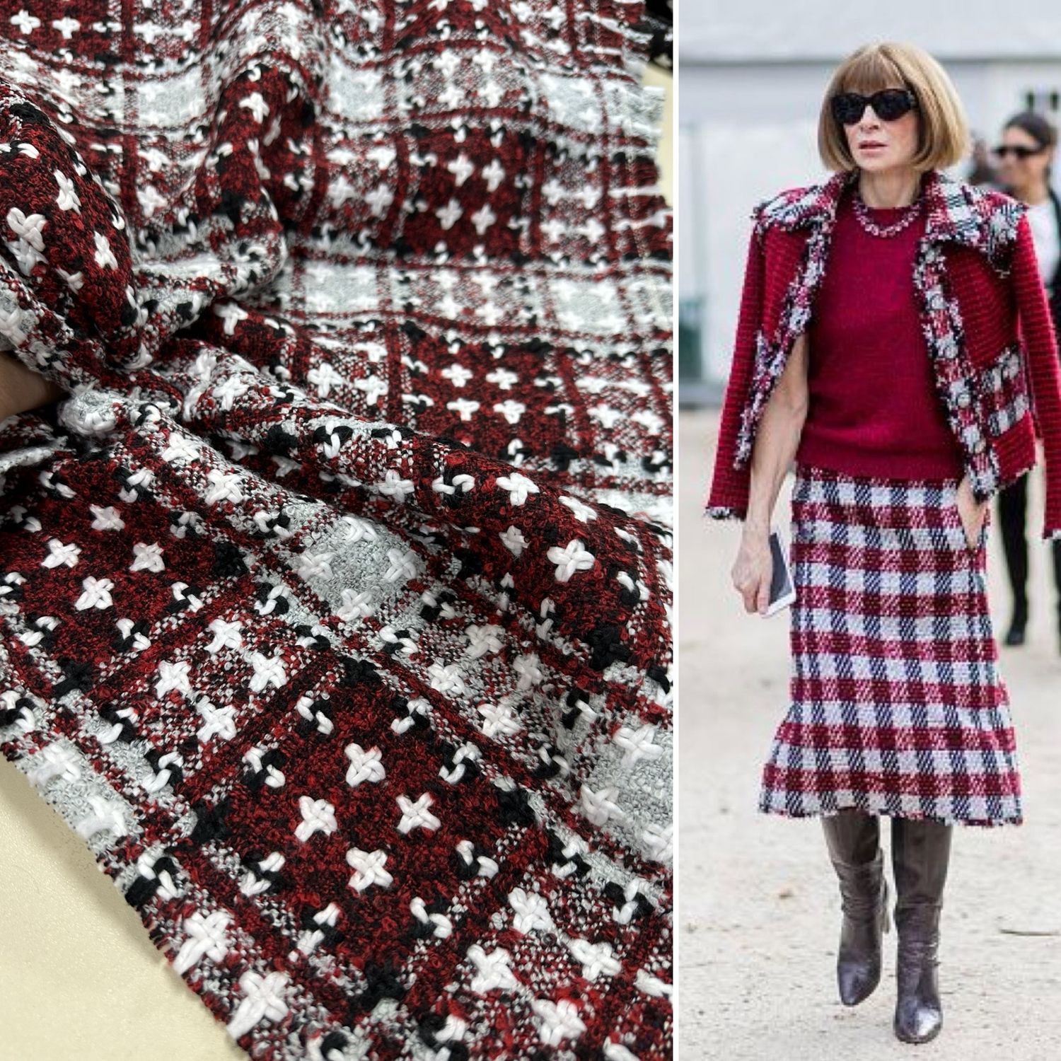 ТВИД в стиле Шанель купить в интернет-магазине Ярмарка Мастеров по цене ...