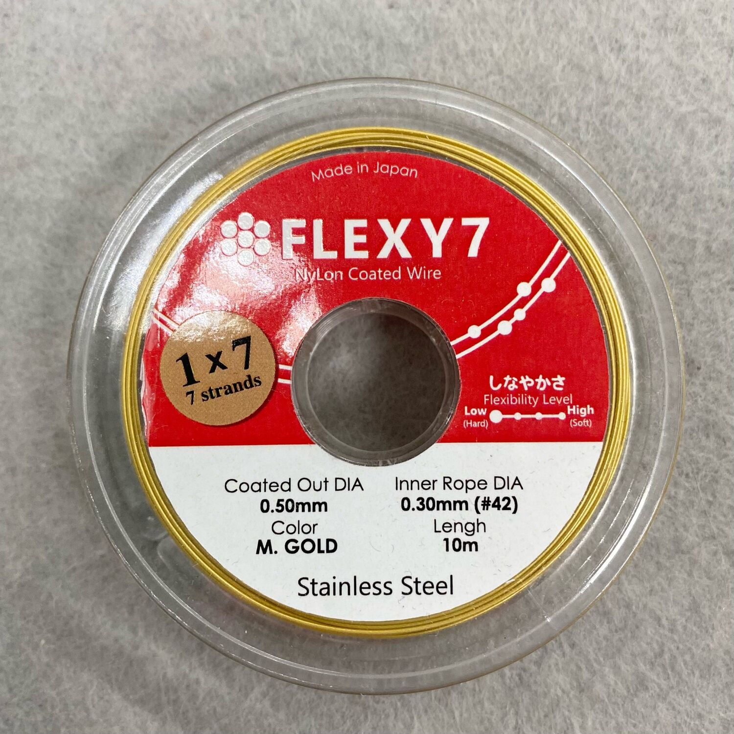 Два цвета! 1 метр! Тросик Flexy 7, толщина 0,45-0,50 мм. в интернет-магазине на Ярмарке Мастеров ...