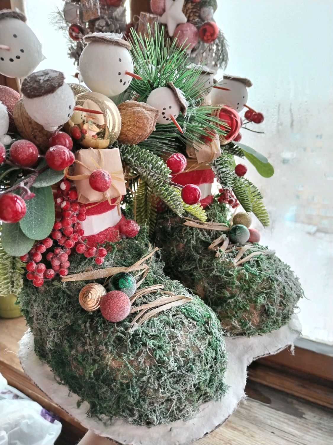 Новогодние сапожки. Очаровательные сапожки для декора и т.д купить в интернет-магазине Ярмарка ...