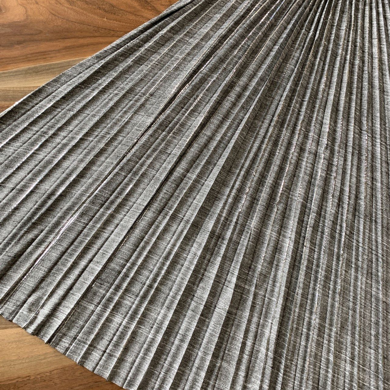 Гофрированные детали для юбки серый меланжевый трикотаж купить в ...