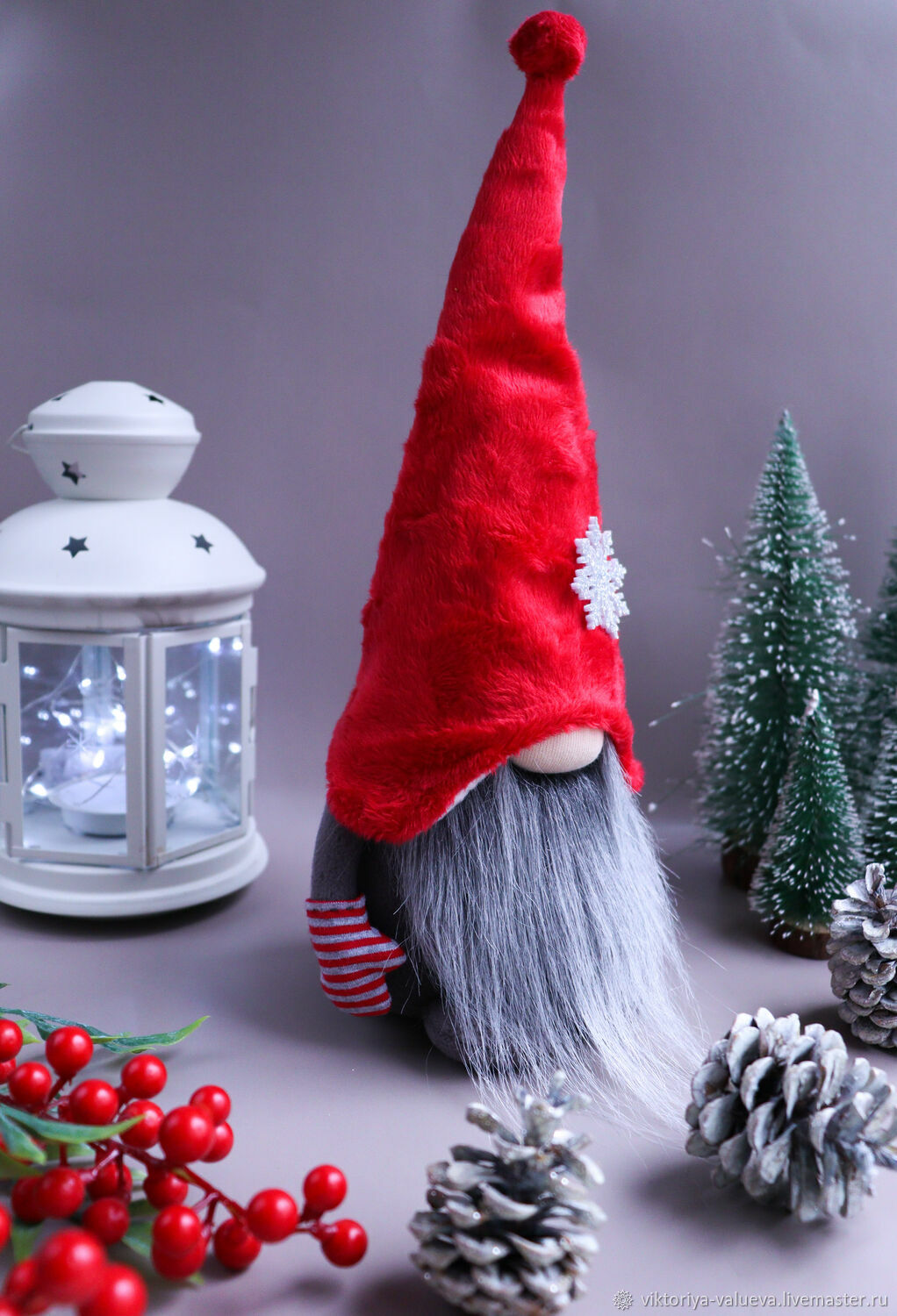 Рождественский скандинавский гном. Новогодний подарок на заказ в ...