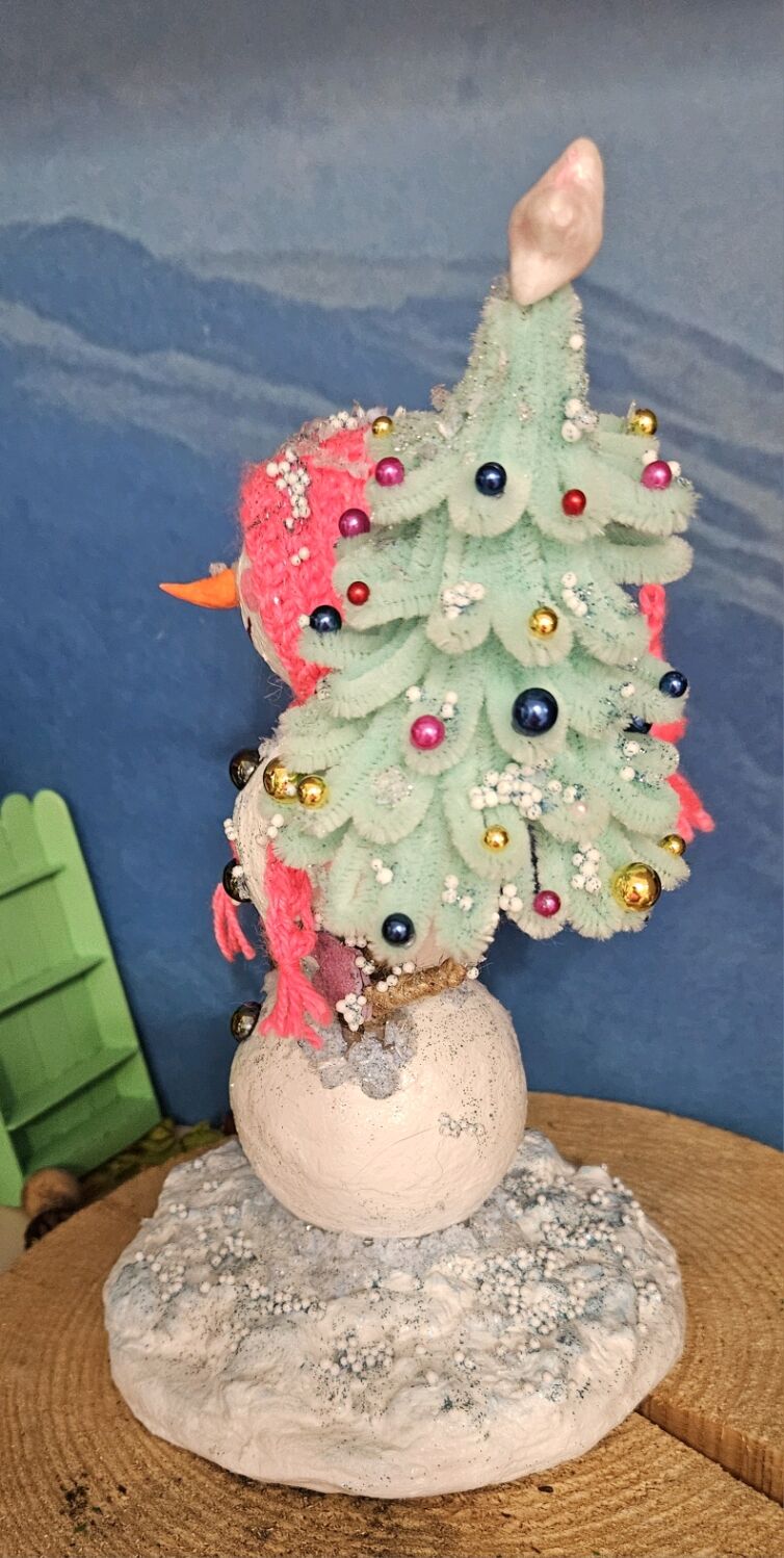 Снеговик. Зимняя поделка. Поделка для детей в интернет-магазине Ярмарка ...