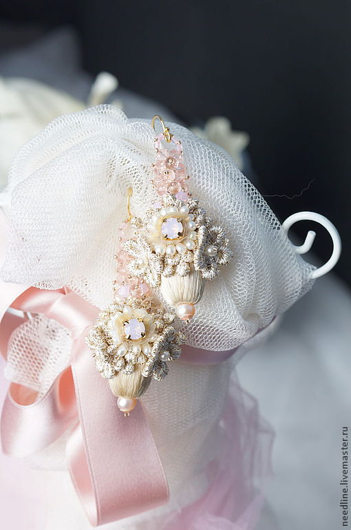 серьги" Rose Gold" в интернет-магазине на Ярмарке Мастеров | Серьги ...