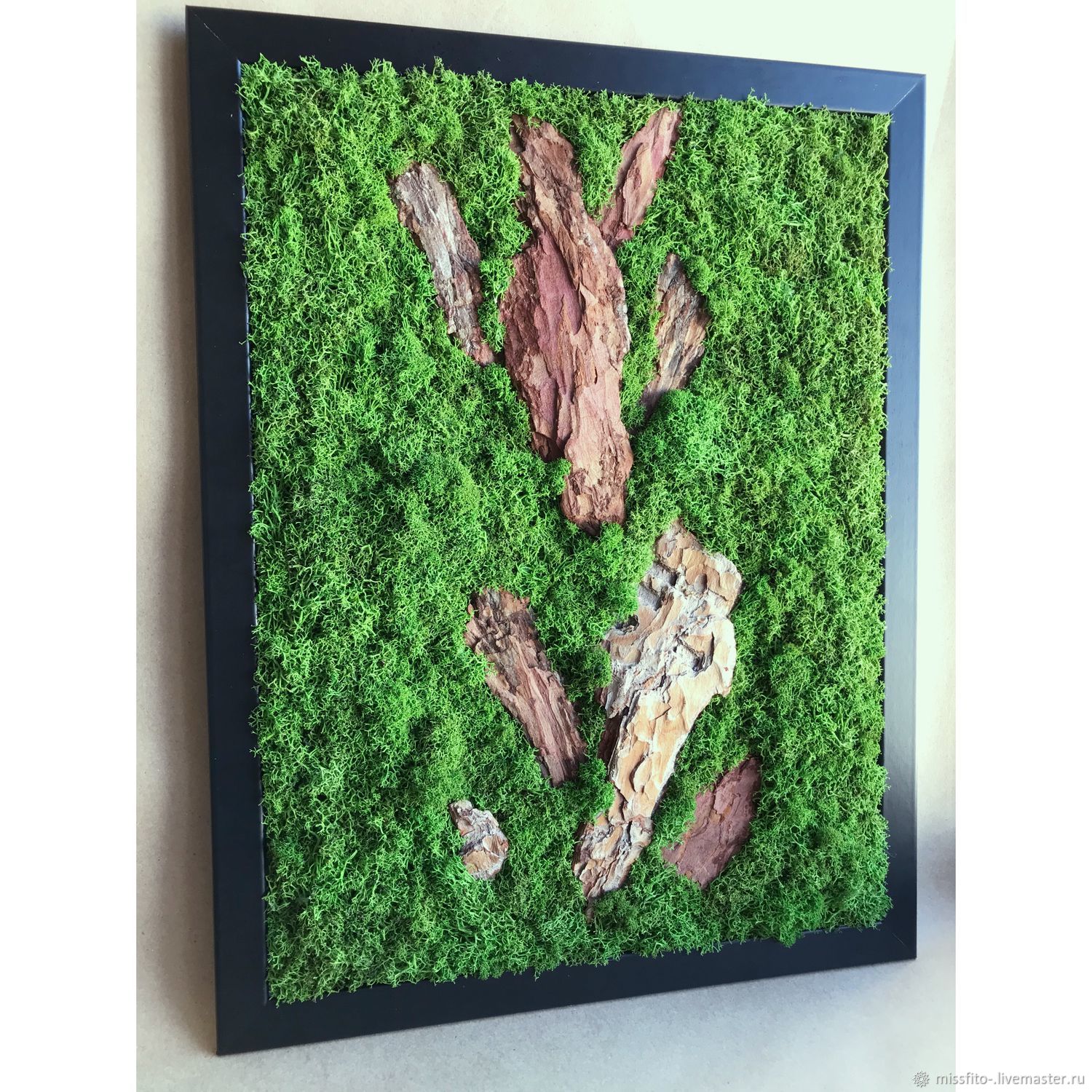 Картина из мха 43/33 см – купить онлайн на Ярмарке Мастеров – T1MZ0RU ...