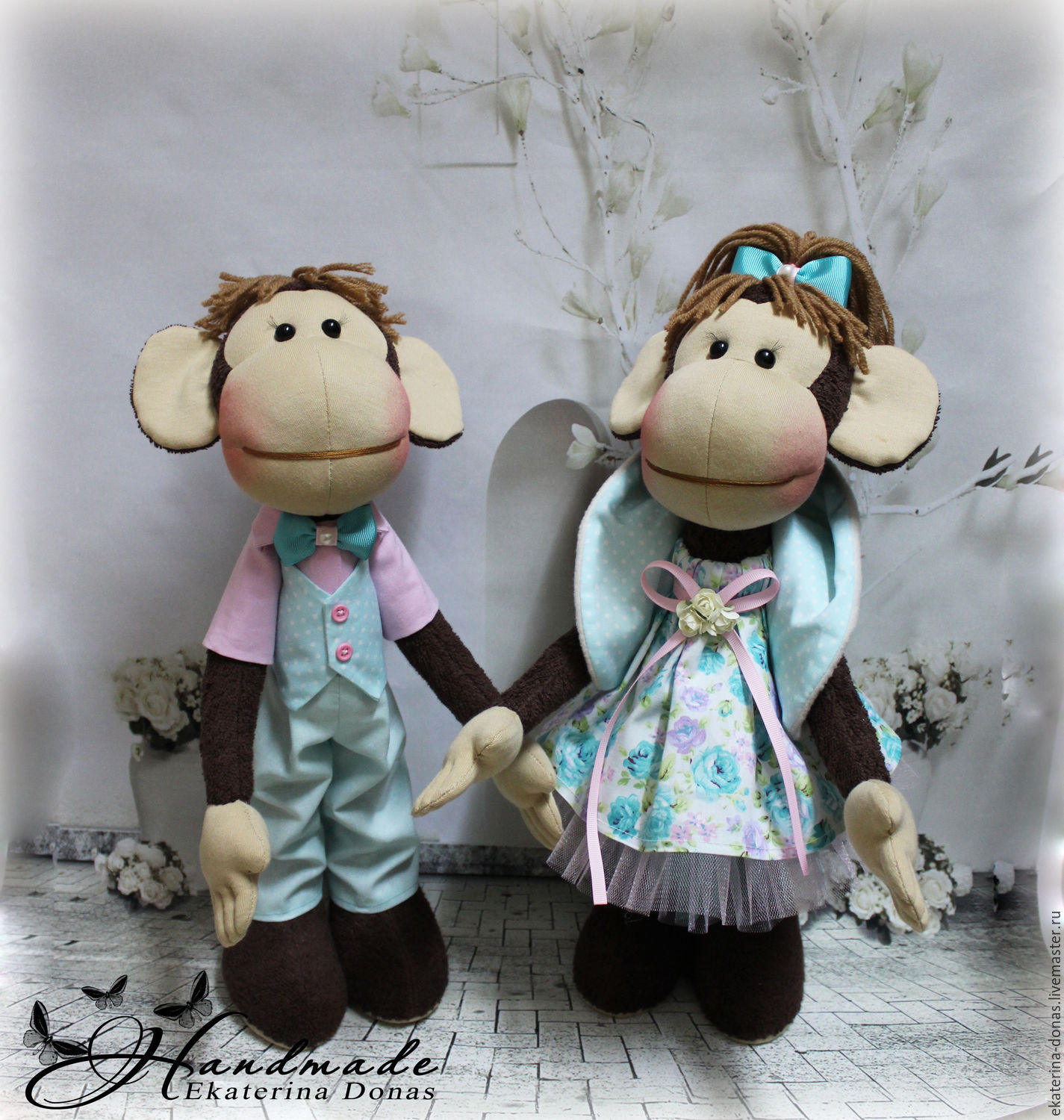 Mr. and Mrs. Monkey в интернет-магазине на Ярмарке Мастеров | Мягкие ...