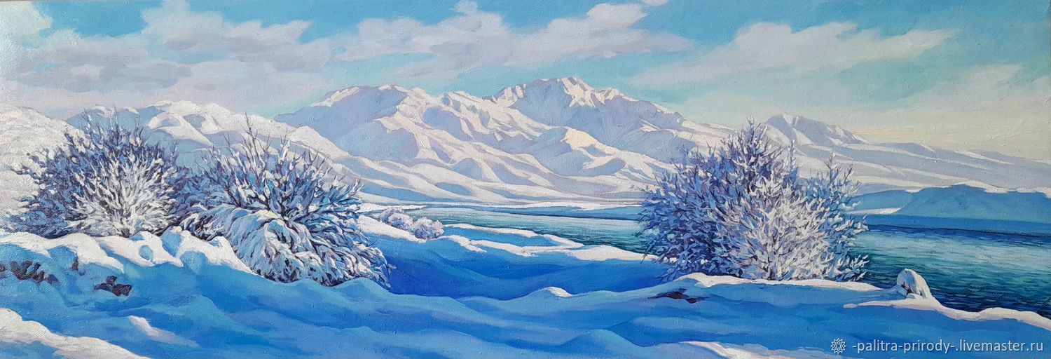 Картины: Зимний день купить в интернет-магазине Ярмарка Мастеров по ...