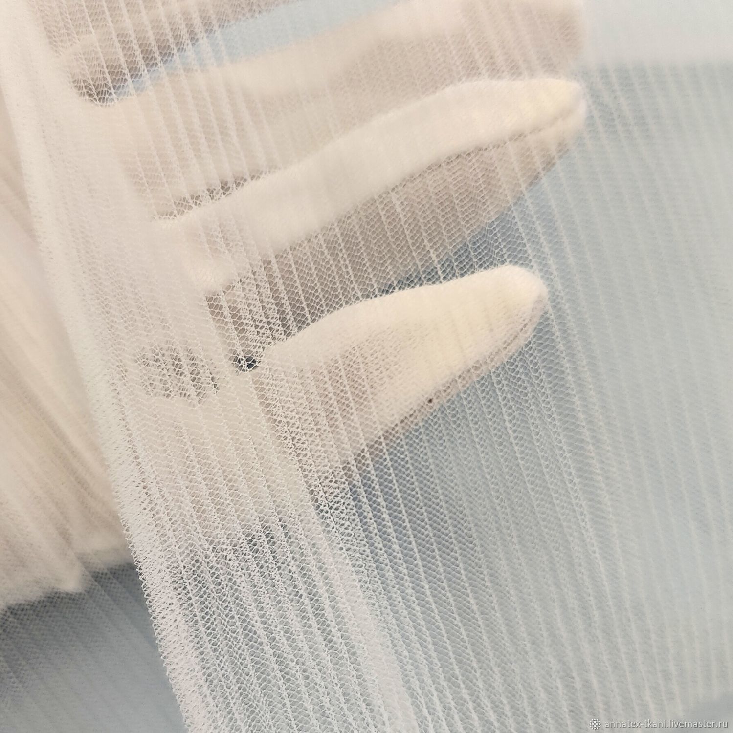 Плиссе фатин молочный цвет купить в интернет-магазине Ярмарка Мастеров ...