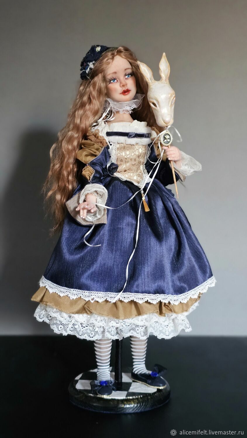 Алиса Интерьерная кукла: на заказ в интернет-магазине Ярмарка Мастеров ...