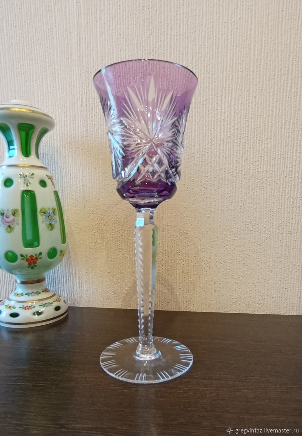 Винтаж: Бокал, цветной хрусталь. Германия, 1960-70 года купить в ...