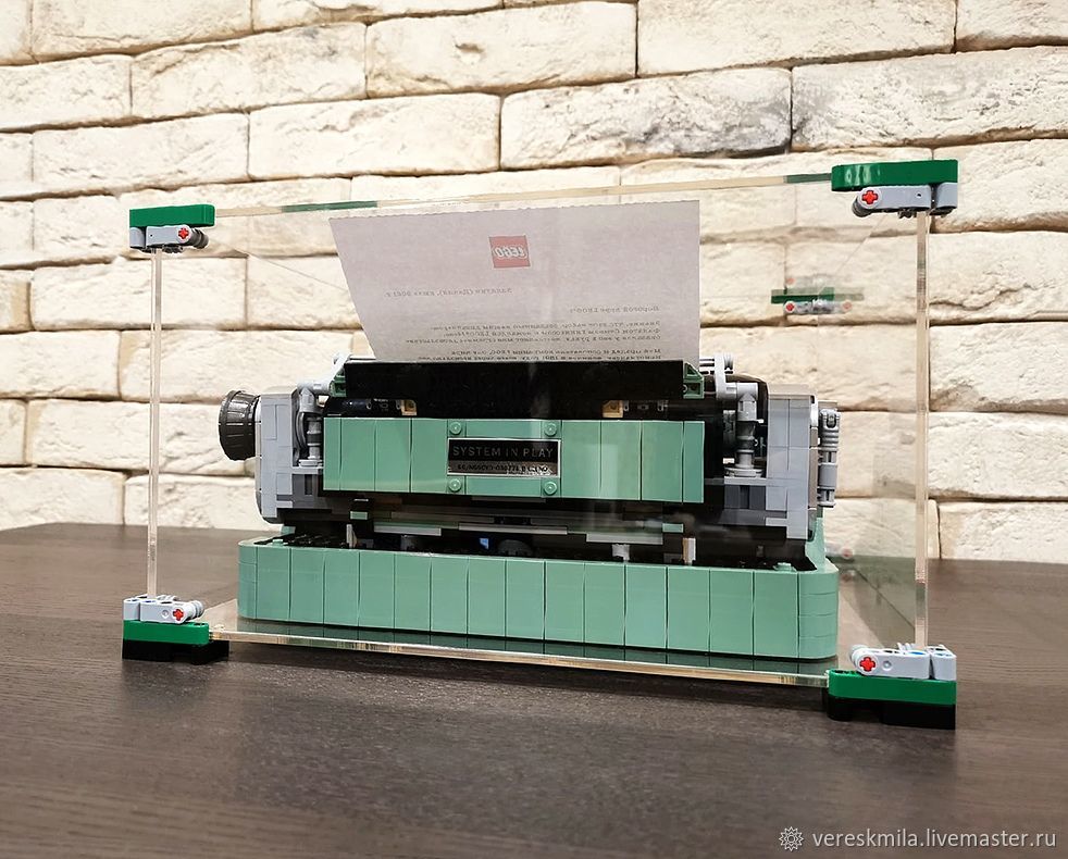 Витрина / бокс для хранения Лего (Печатная машинка Lego Ideas 21327 ...