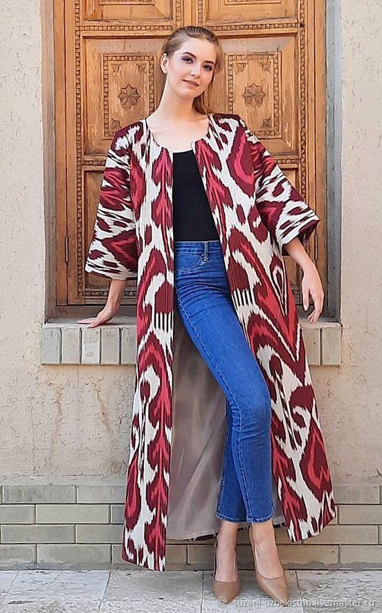 Чапан,халат из адраса ручного плетения купить в интернет-магазине ...