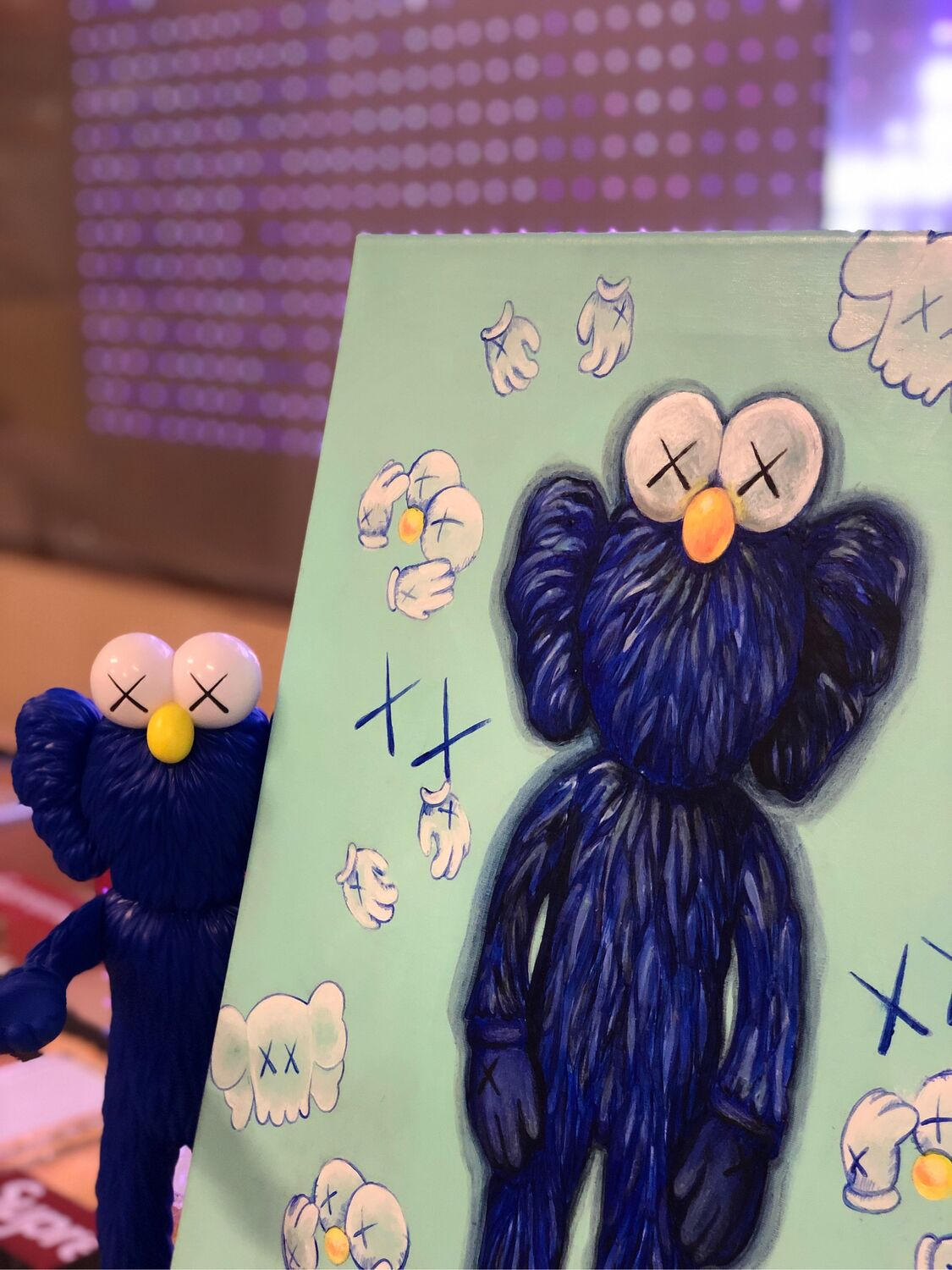 Kaws blue купить в интернет-магазине Ярмарка Мастеров по цене 4500 ...