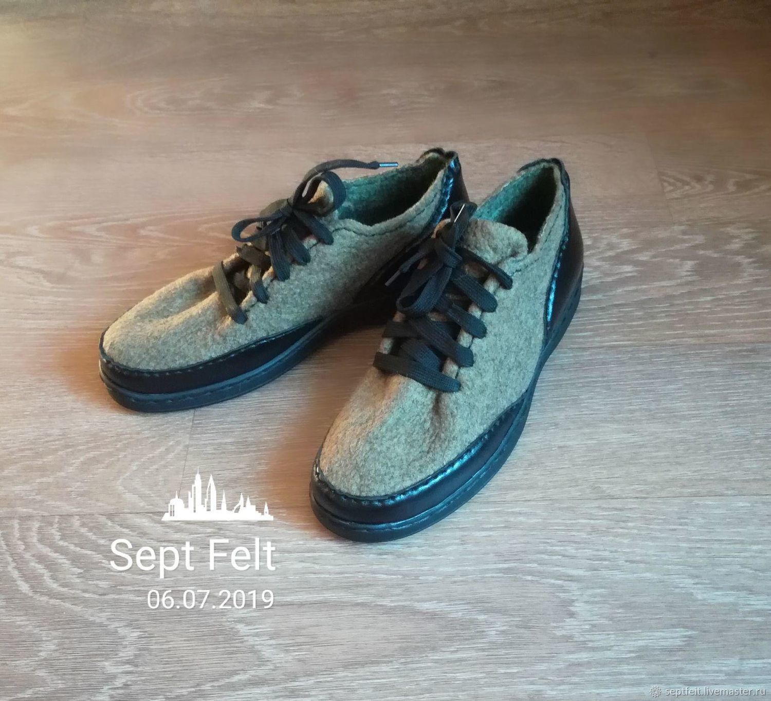 Валяные туфли "Хаки" в интернет-магазине Ярмарка Мастеров по цене 8100 ₽ – J5FBSRU | Туфли ...