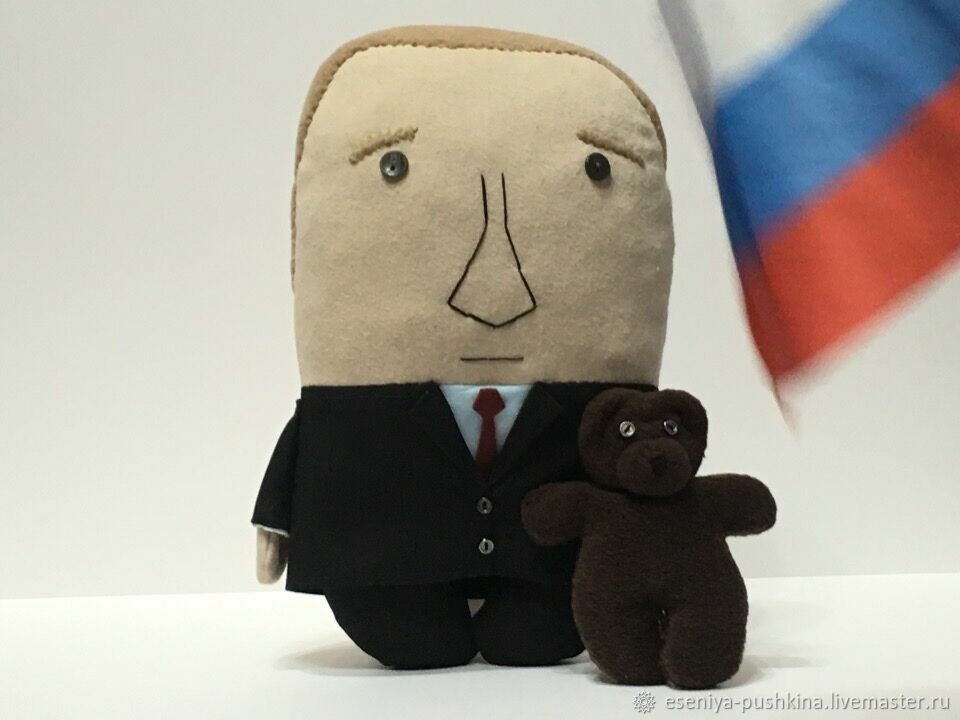 Мягкая игрушка: В.В. Путин в интернет-магазине Ярмарка Мастеров по цене ...