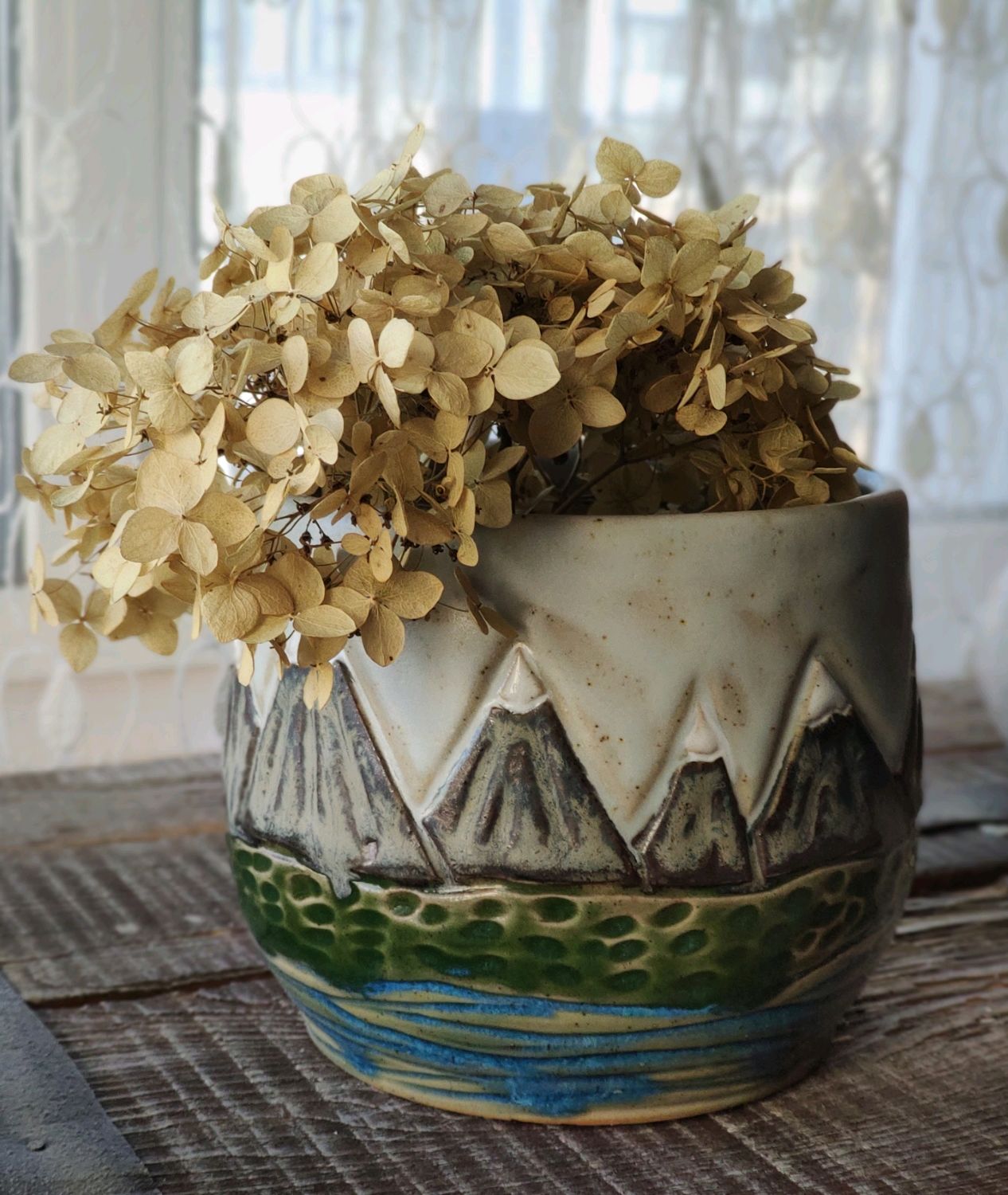 Кашпо: Горы в интернет-магазине Ярмарка Мастеров по цене 2600 ...