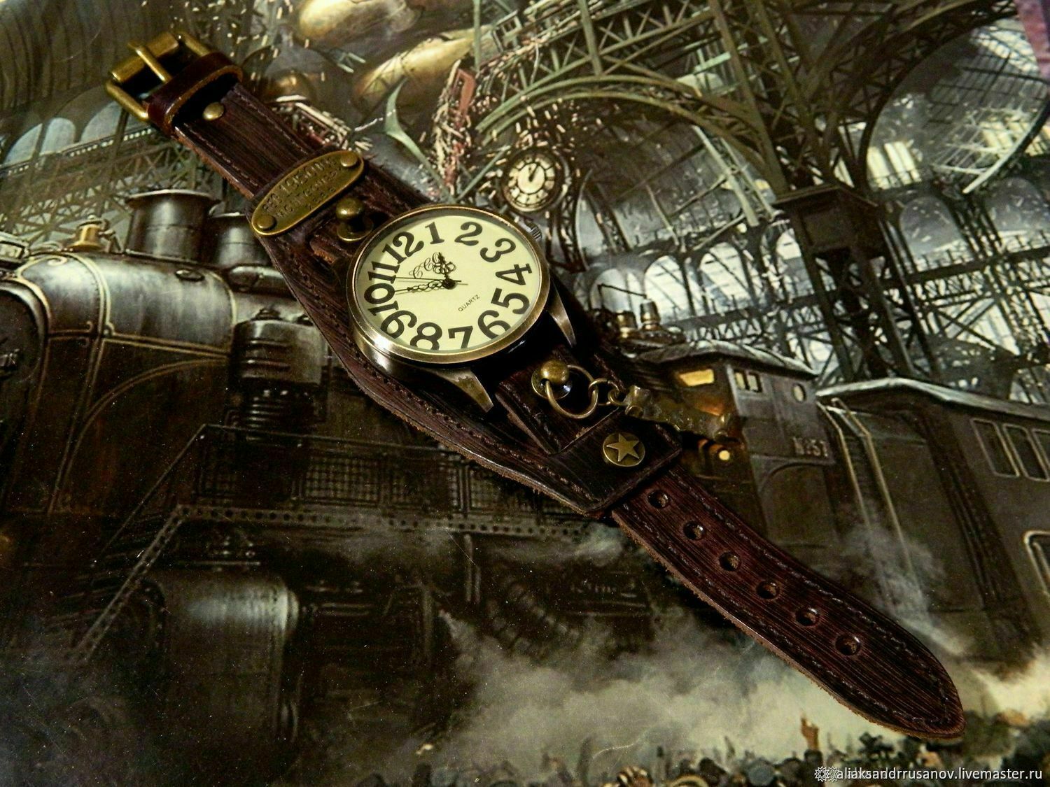 Часы: Часы наручные стимпанк "Big Steampunk Clock" в интернет-магазине ...