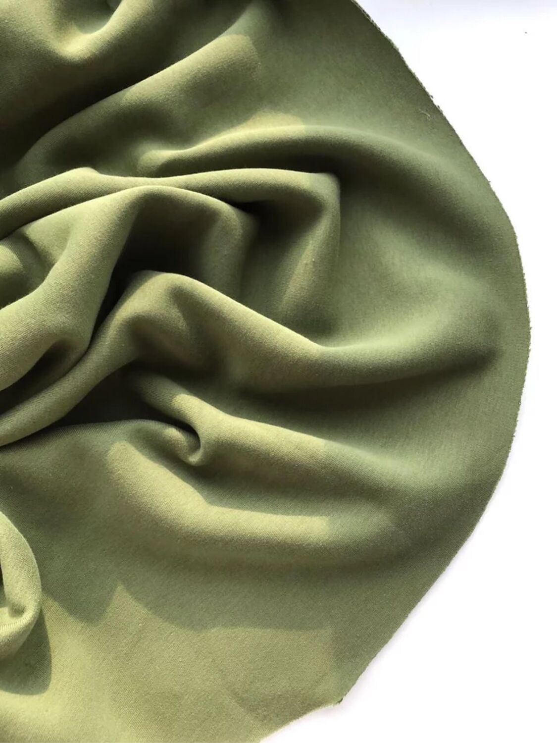 Футер 3х-нитка начес с эффектом велюра, хаки купить в интернет-магазине Ярмарка Мастеров по цене ...