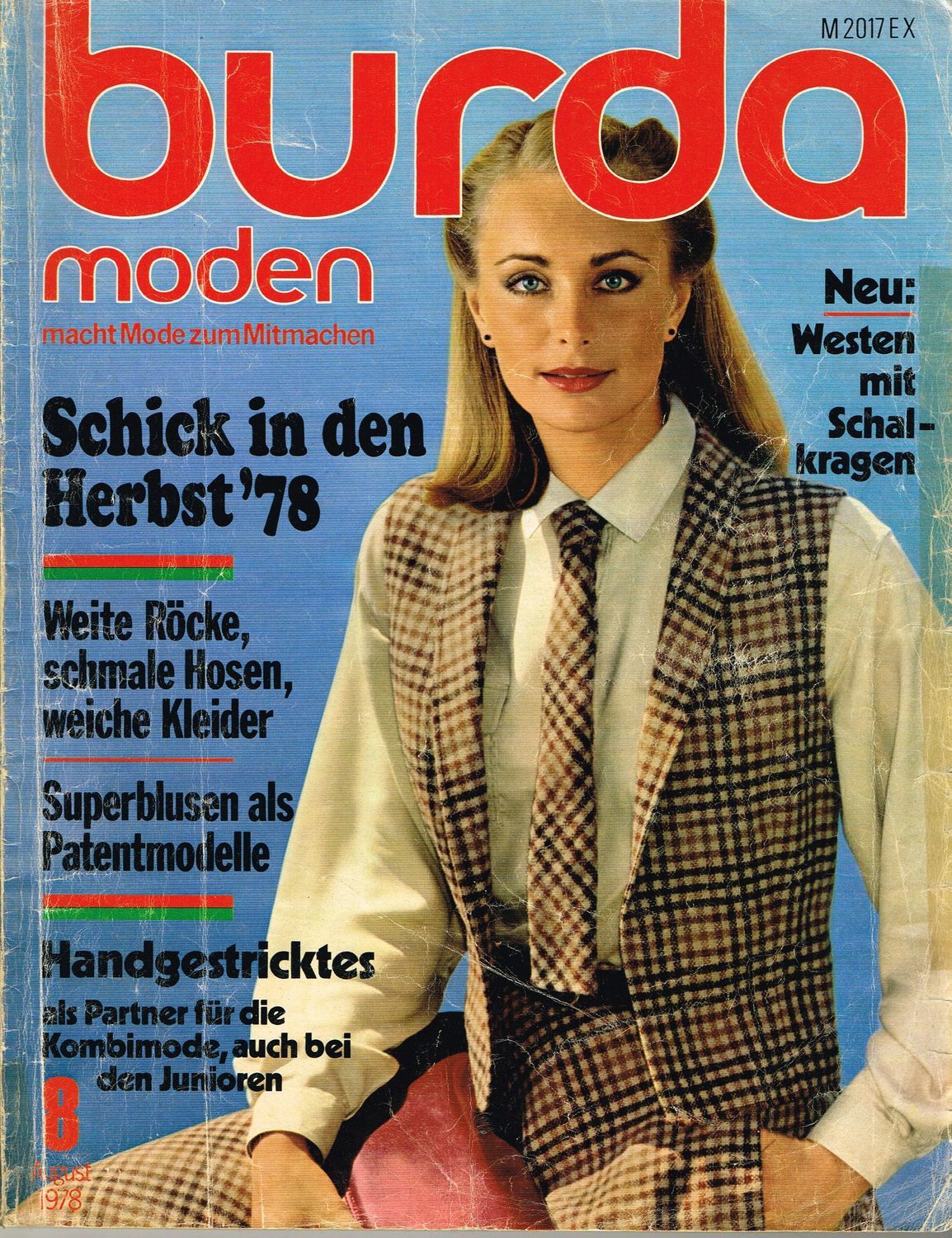 Журнал Burda Moden № 8/1978 купить в интернет-магазине Ярмарка Мастеров ...