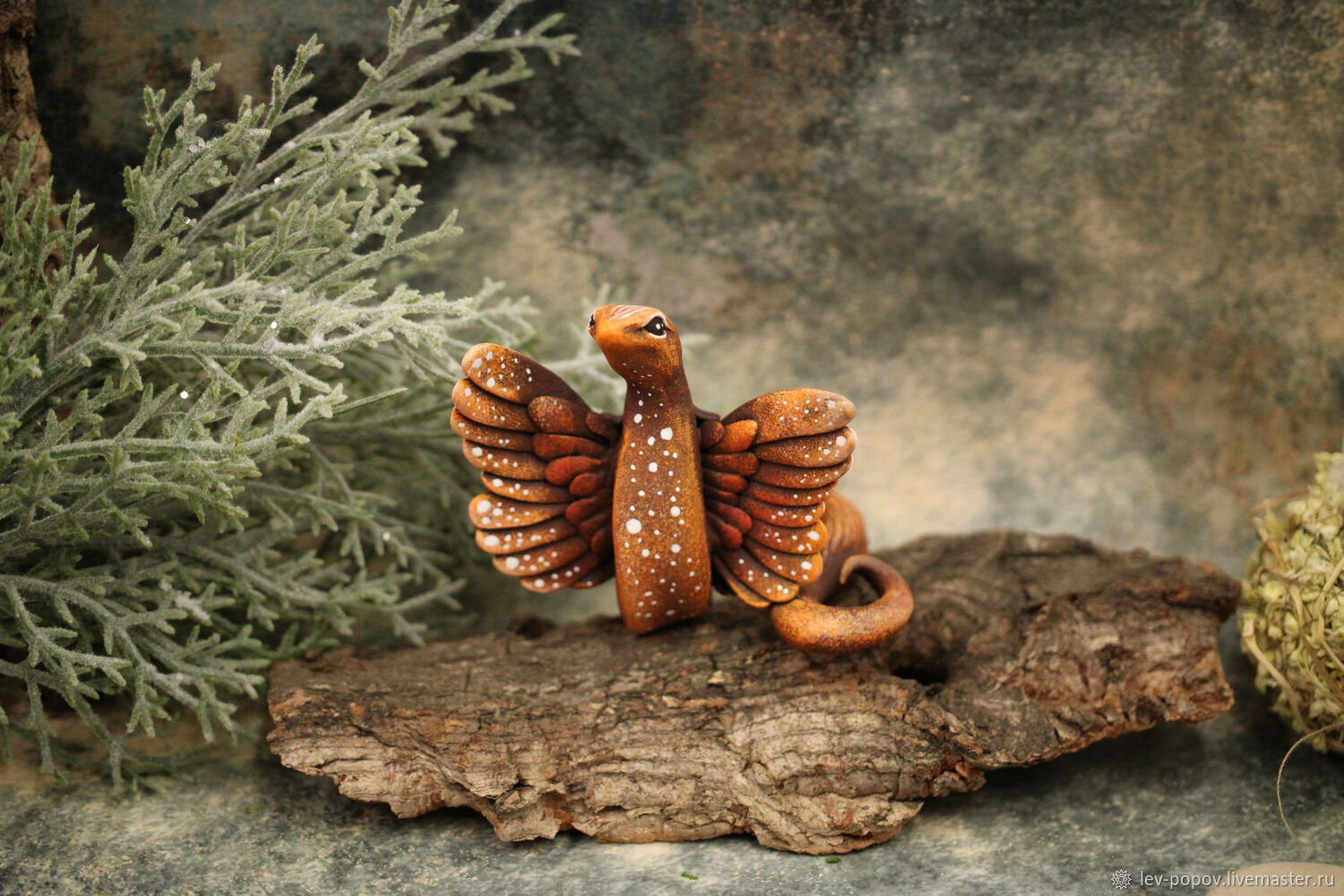 Статуэтка Фигурка Крылатая змея 006 4 в интернет магазине на Ярмарке Мастеров Статуэтка