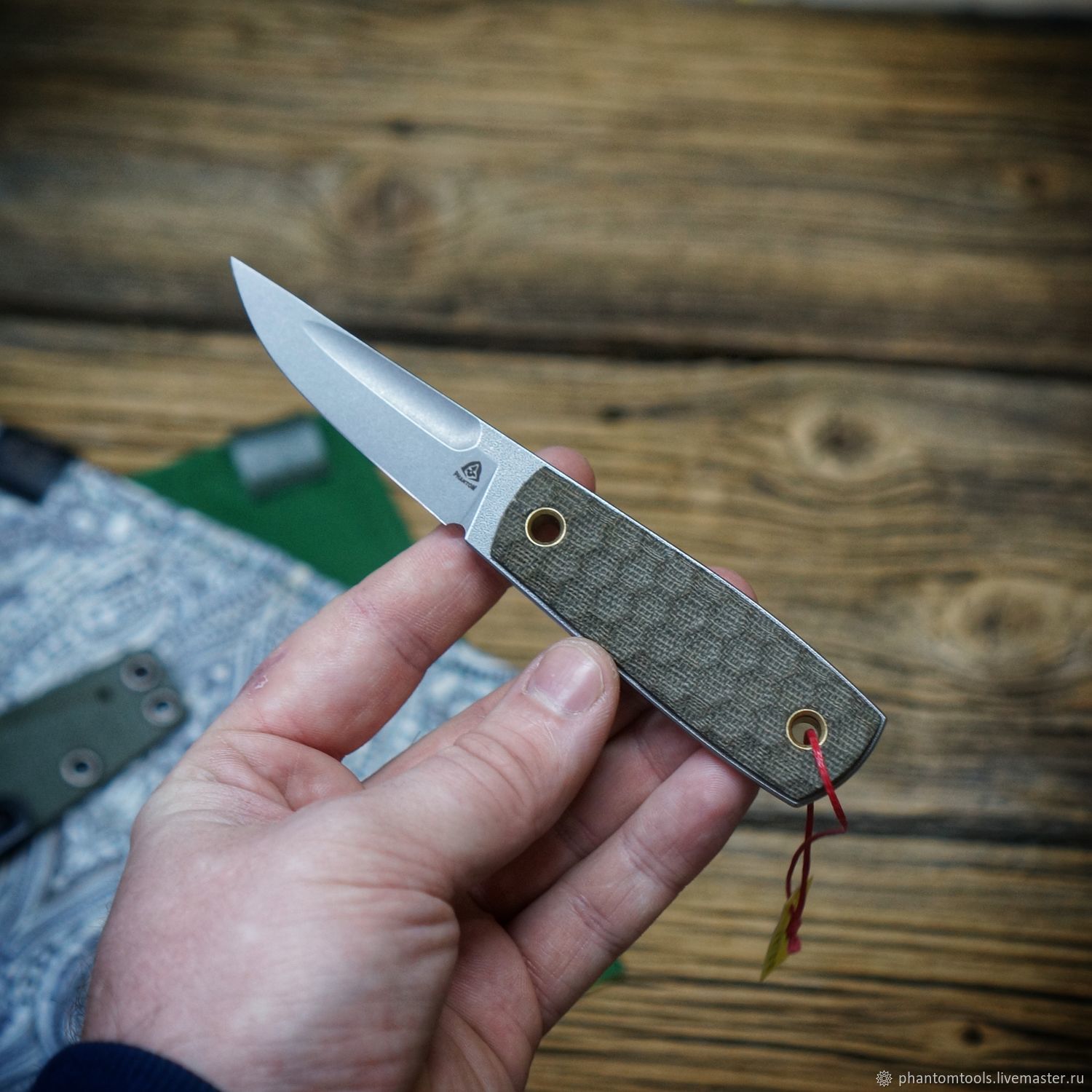 Нож mini Puukko. Лот 329 купить в интернет-магазине Ярмарка Мастеров по ...
