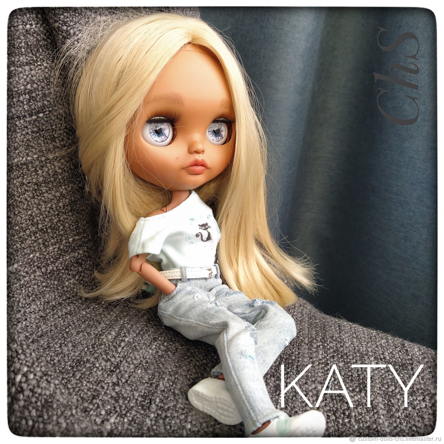 Кукла Блайз (Blythe Doll) кастом Katy – заказать на Ярмарке Мастеров ...