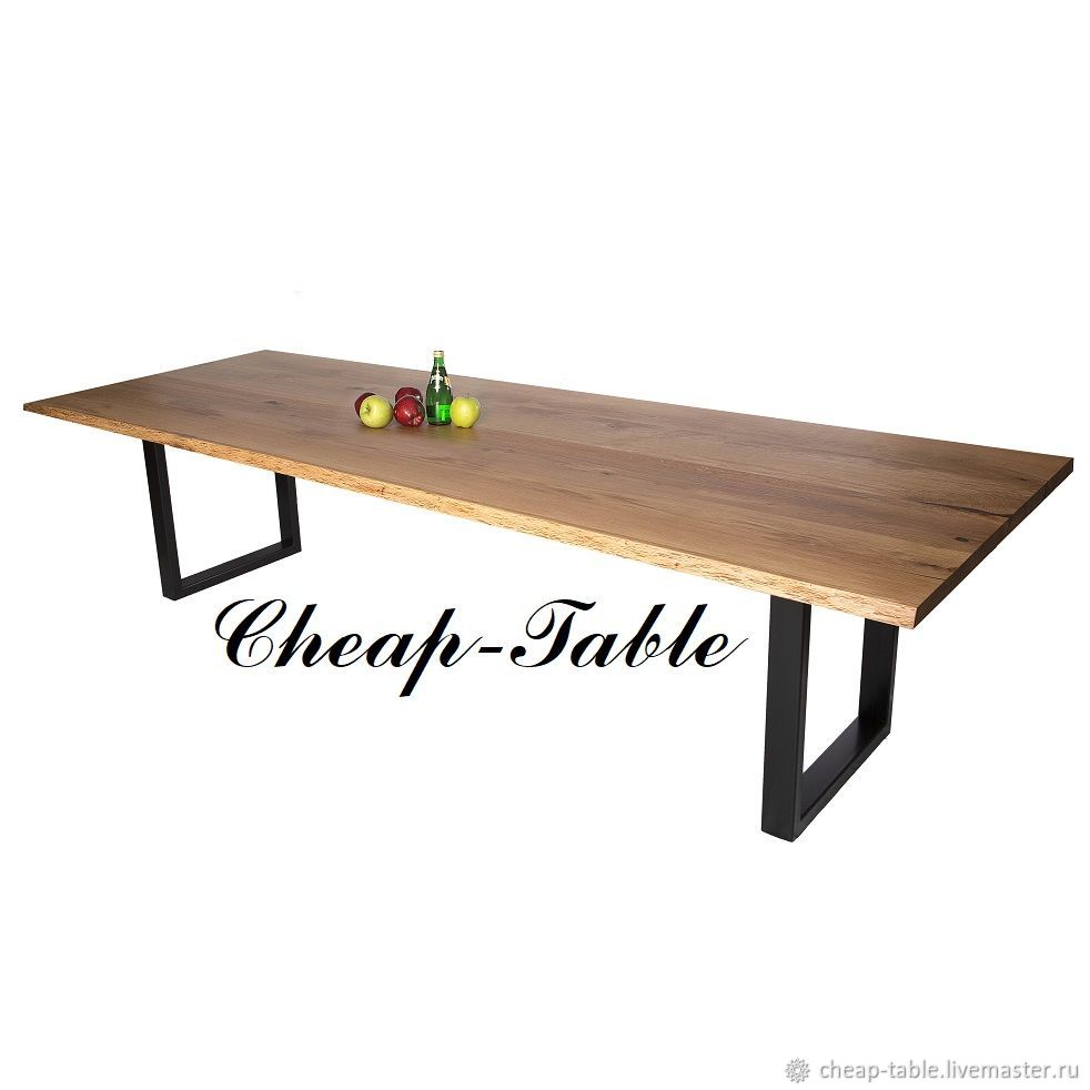 Огромный обеденный стол Дуб 3 – купить на Ярмарке Мастеров – FSJKHRU ...