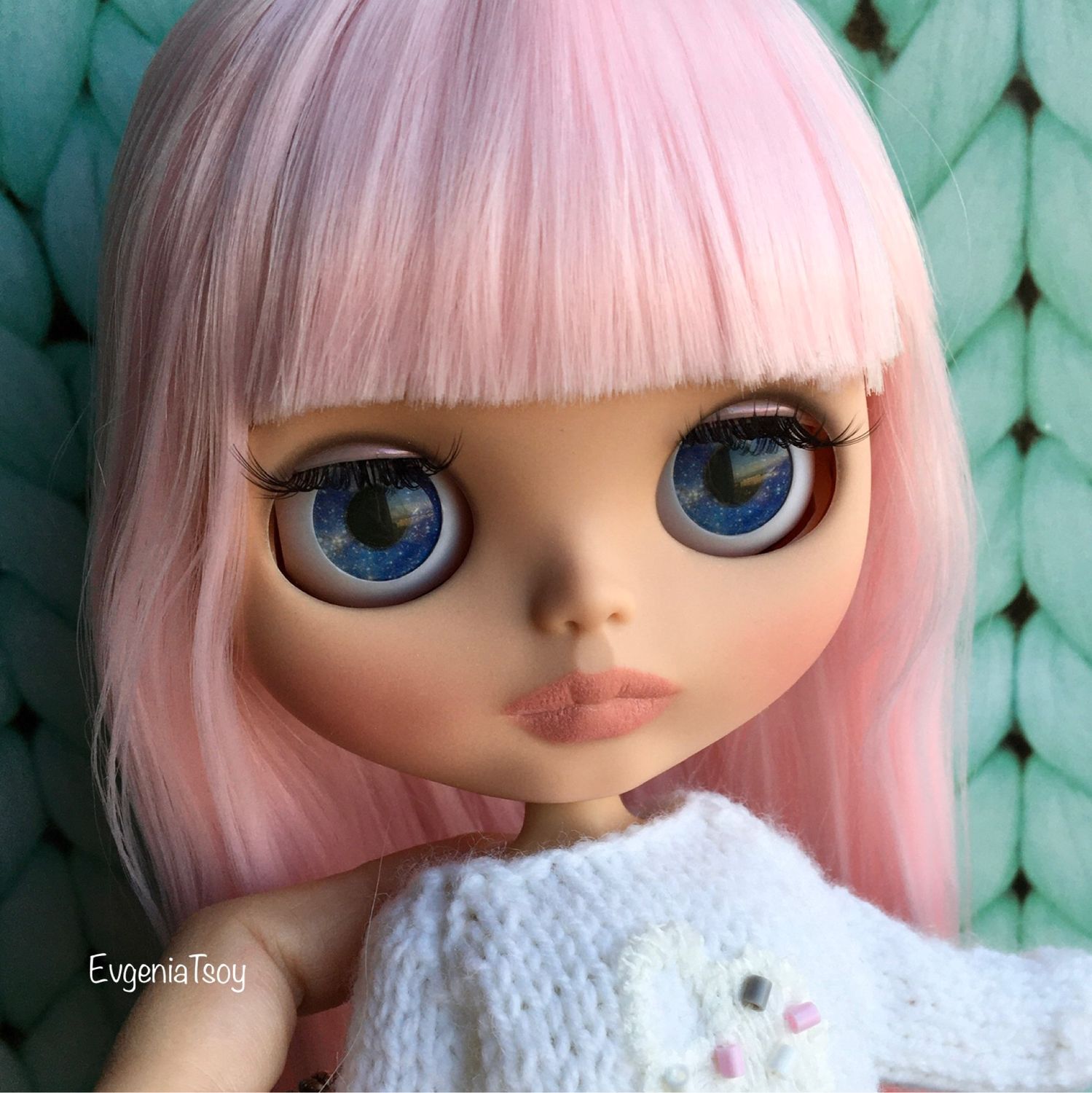 Кукла ооак Блайз с розовыми волосами (custom blythe) ooak tbl кастом в ...