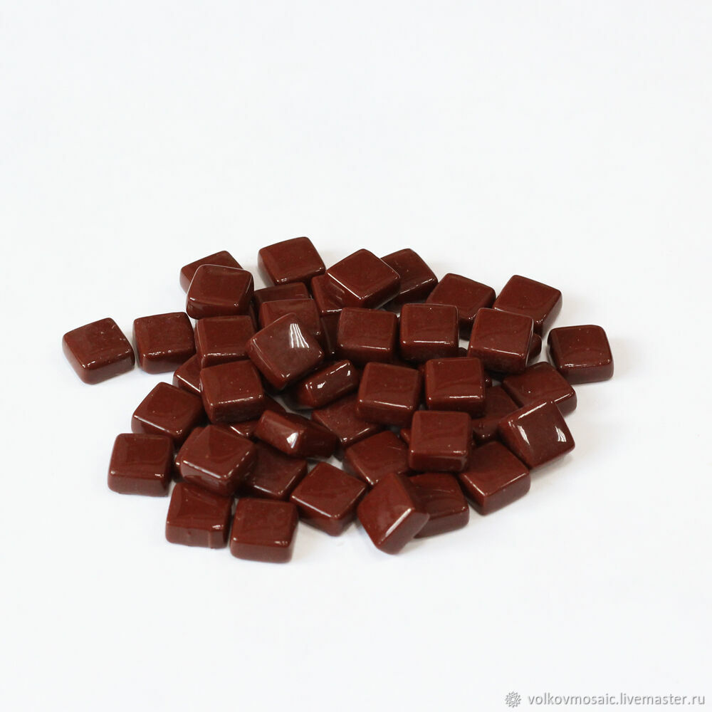 Мозаика из стекла S53 темно-коричневый купить в интернет-магазине ...